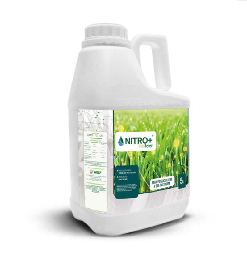 Fertilizante Foliar Para Pasto Pastotal Nitro+ 5L